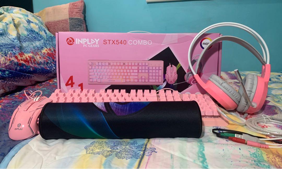 Inplay Stx540 Combo Pc Gears, Video Gaming, Gaming Accessories ...