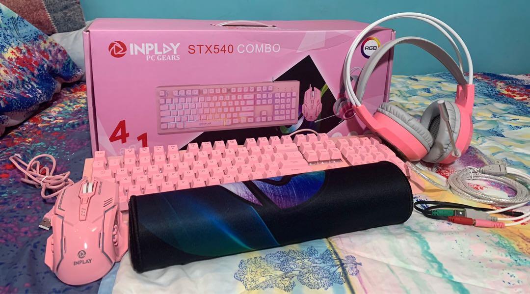 Inplay Stx540 Combo Pc Gears, Video Gaming, Gaming Accessories ...