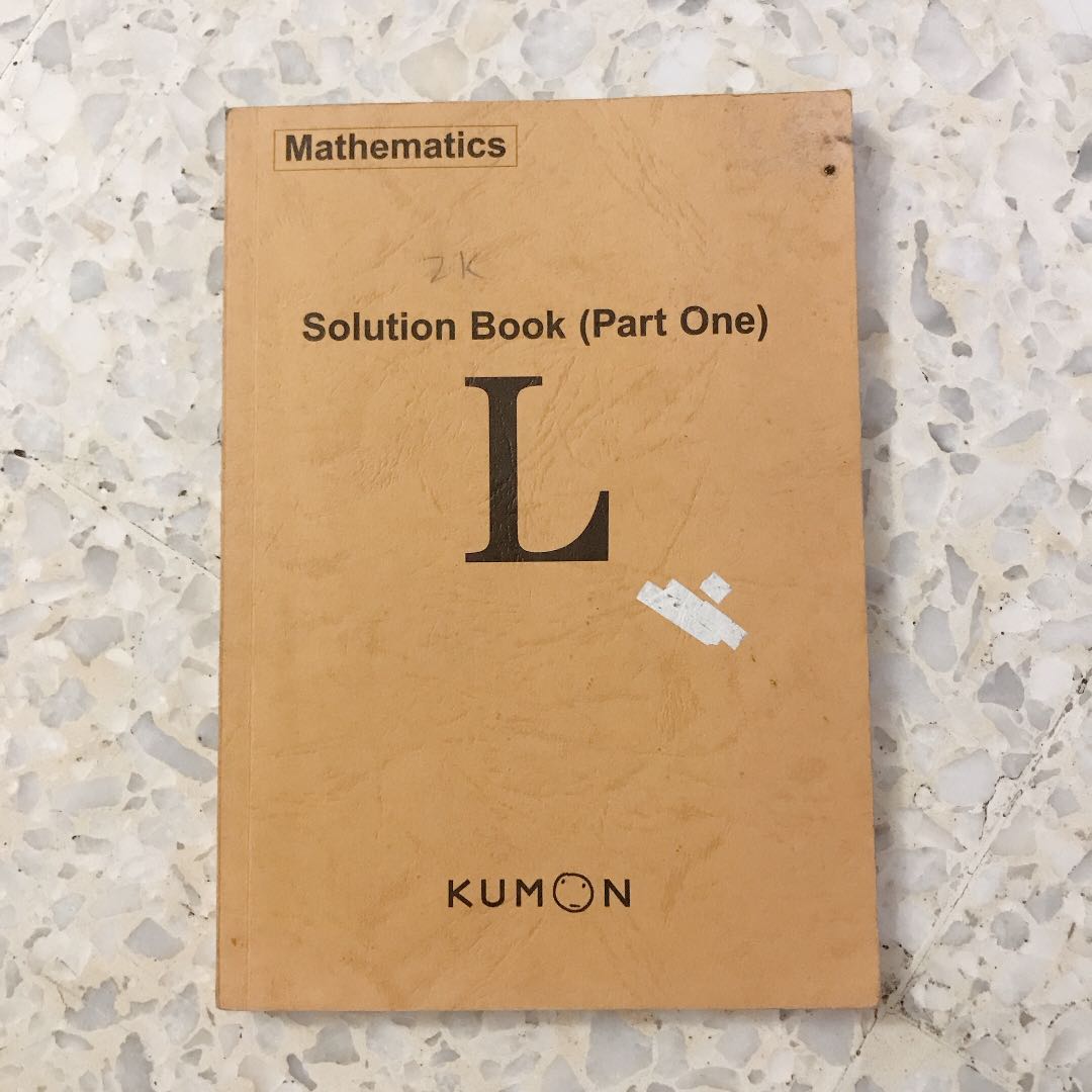 Kumon Level L Solution Book Hobbies Toys Books Magazines Kumon Level L Solution Book Hobbies Toys Books Magazines