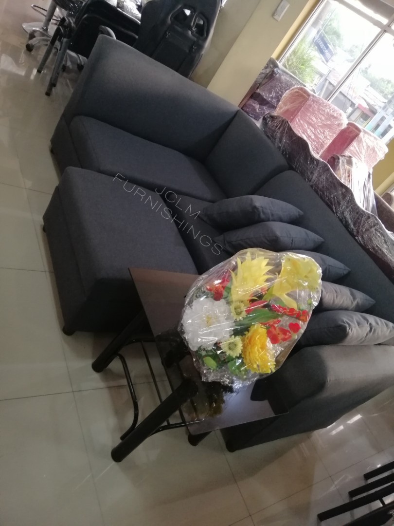 L - Shaped Sala Set, Furniture & Home Living, Furniture, Sofas on Carousell