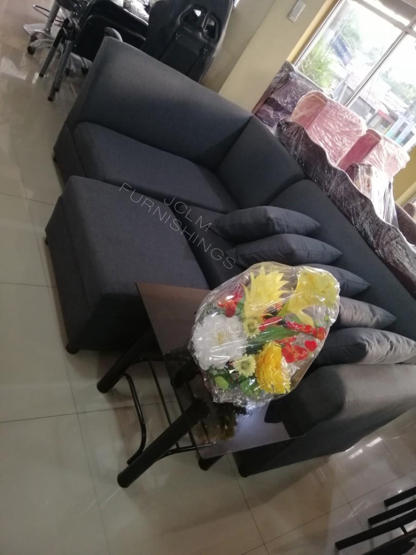 L - Shaped Sala Set, Furniture & Home Living, Furniture, Sofas on Carousell