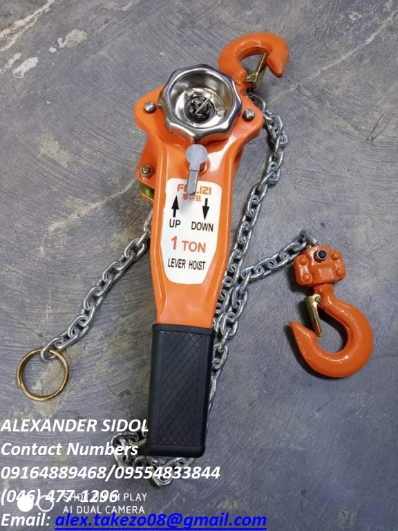 LEVER BLOCK 1 TON, Commercial & Industrial, Construction Tools ...