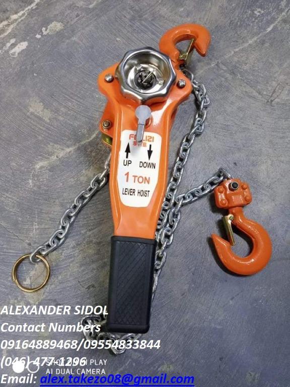 LEVER BLOCK 1 TON, Commercial & Industrial, Construction Tools ...
