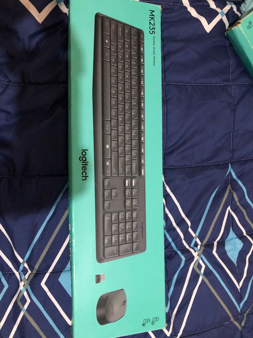 Logitech MK235 Keyboard & Mouse Combo, Computers & Tech, Parts & Accessories, Computer Keyboard ...