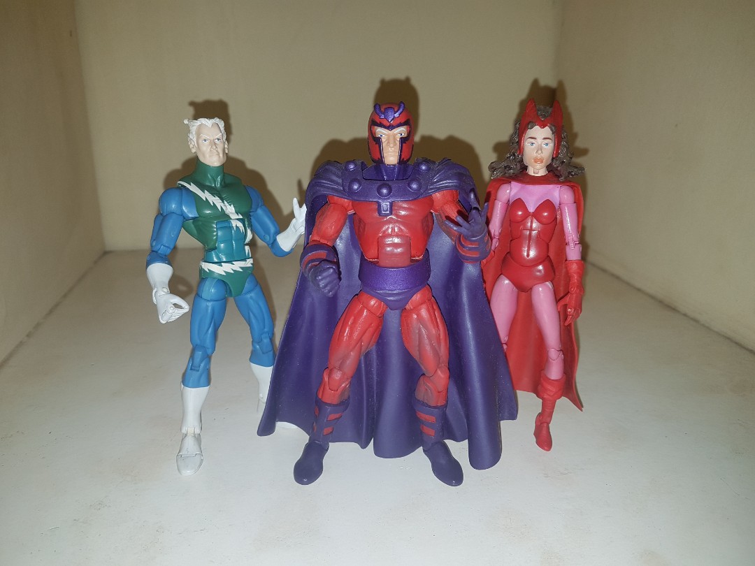 Marvel legends Set# 3 brotherhood of mutants quicksilver scarlet witch ...