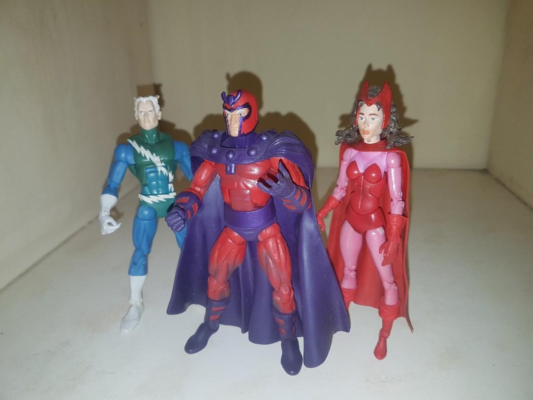 Marvel legends Set# 3 brotherhood of mutants quicksilver scarlet witch ...