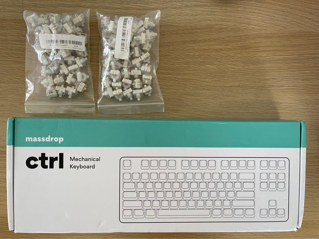 Massdrop CTRL Mechanical Keyboard, Kailh BOX Thick Click Jade Switch ...