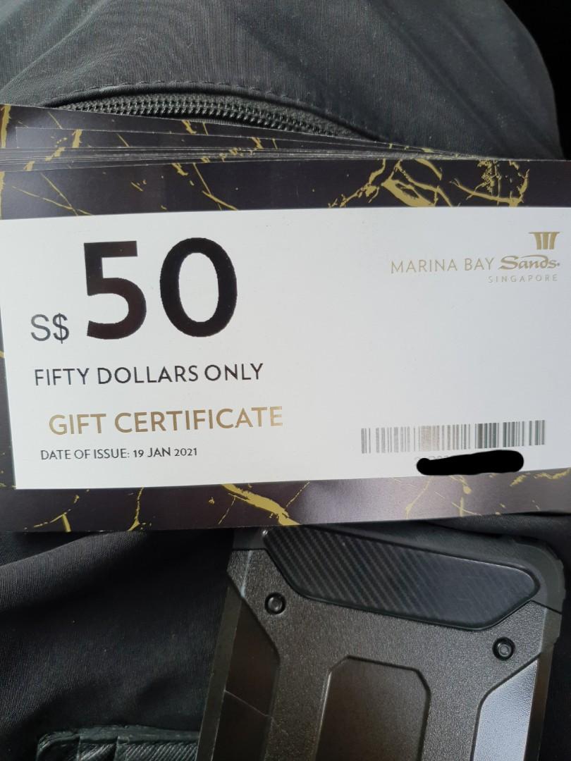 Mbs gift voucher 10 piece, Everything Else on Carousell