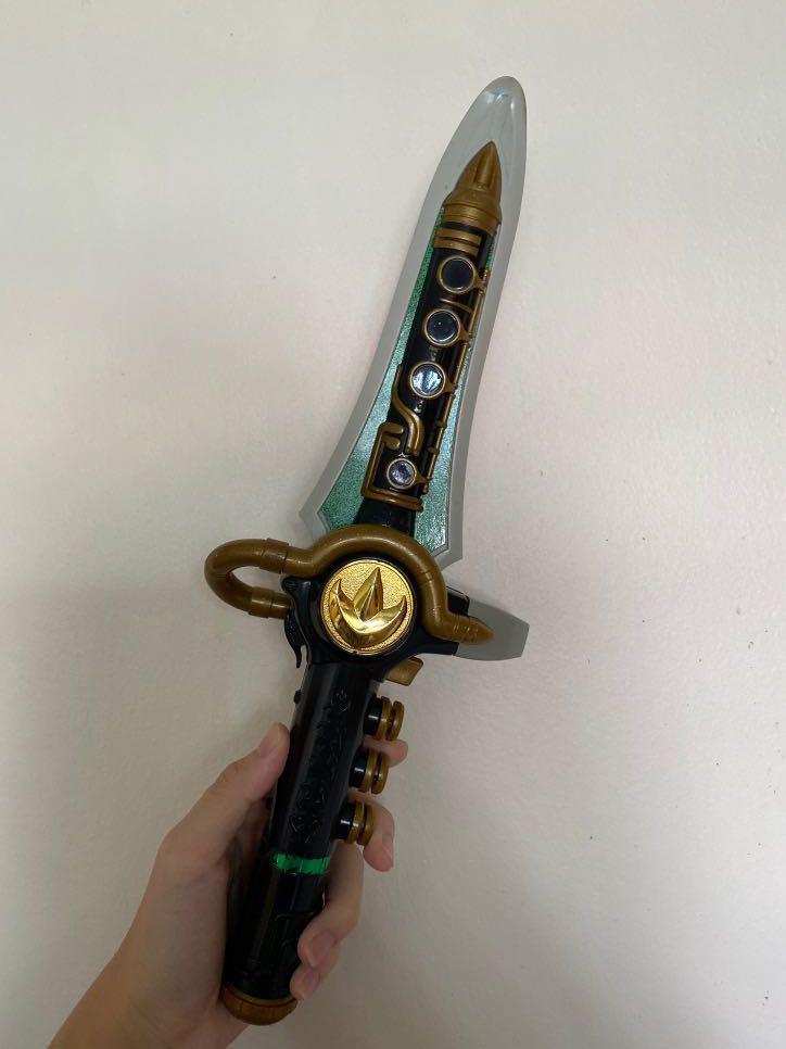 mighty morphin power rangers green ranger dragon dagger, Hobbies & Toys ...