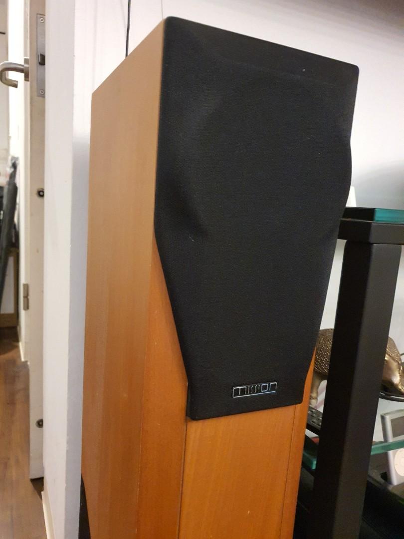 Mission 782 floor standing 3 way speakers, Electronics, Audio on Carousell
