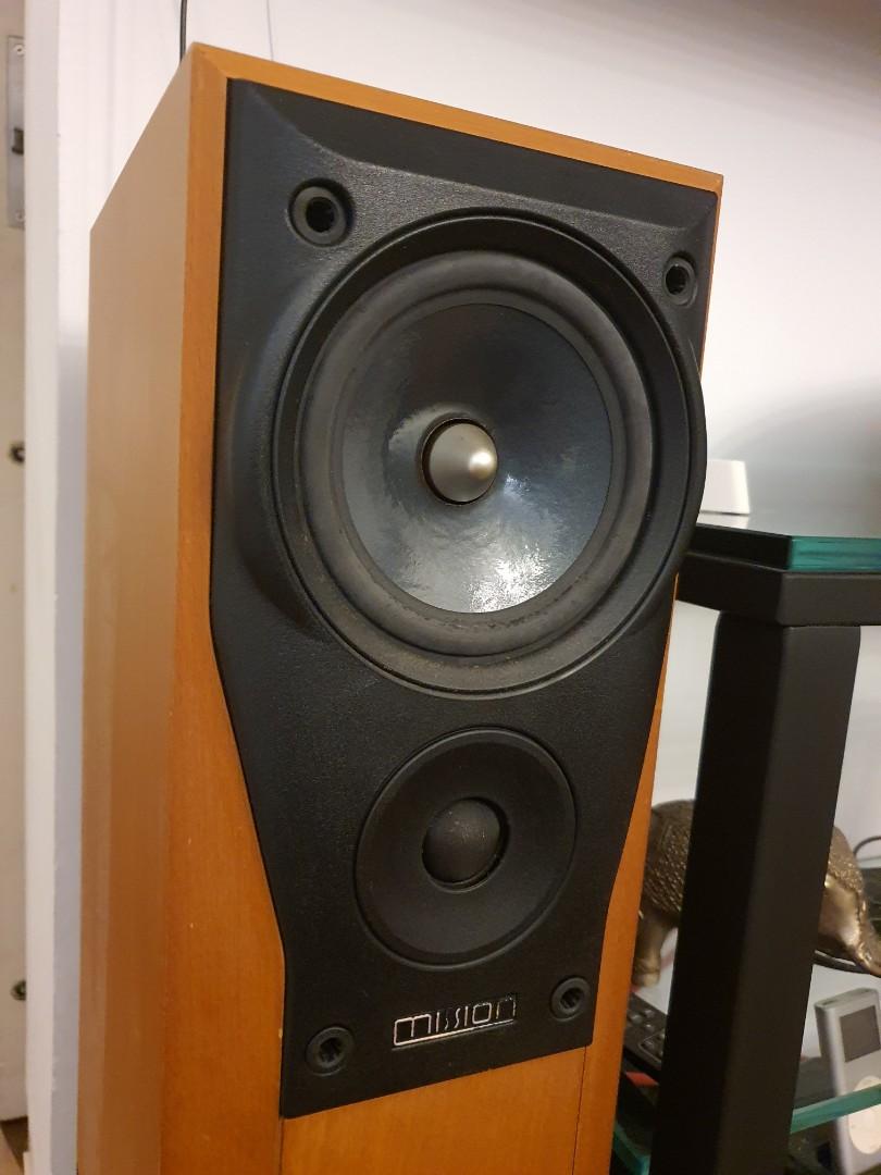 Mission 782 floor standing 3 way speakers, Electronics, Audio on Carousell