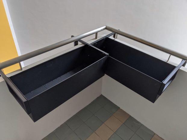 Modern Aluminium Flower Planter box , Urban Garden, Vegetable farming ...