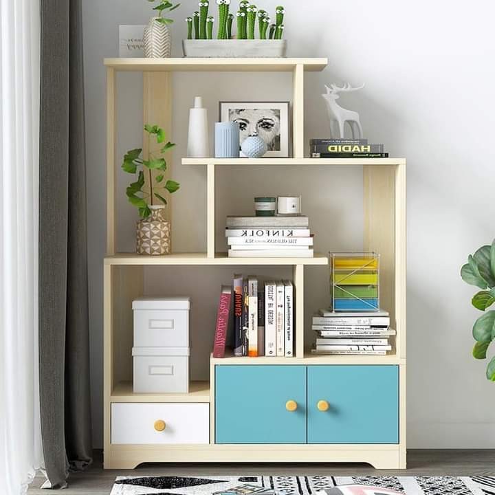 Multi-Layered Bookshelf Organizer Rack Shelf Cabinet, Furniture & Home ...