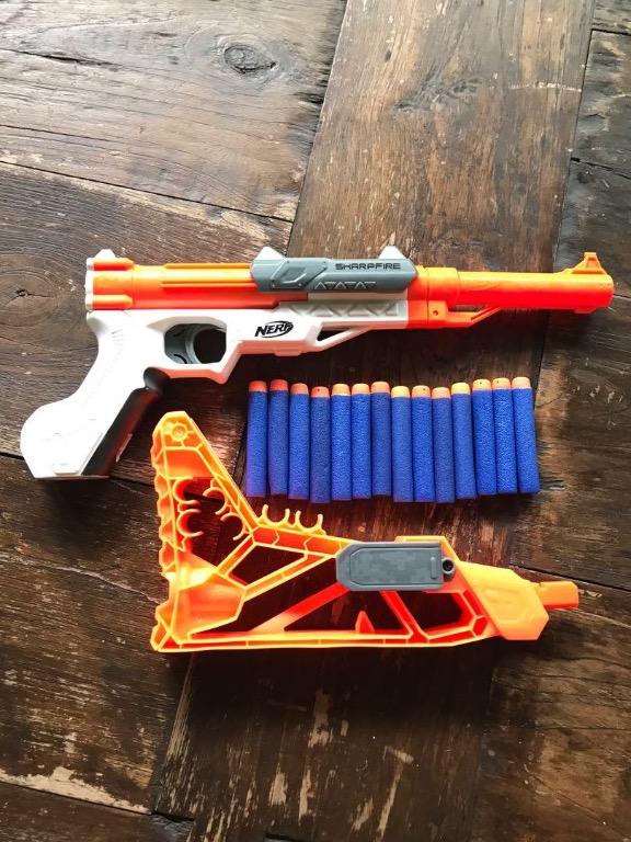 Nerf Sharpfire, Hobbies & Toys, Toys & Games on Carousell