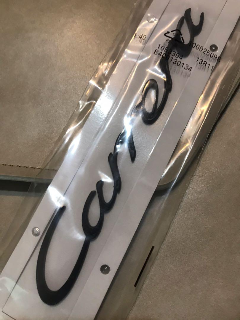 New Porsche Carrera 911 rear emblem logo satin black 997 991 996 993 ...