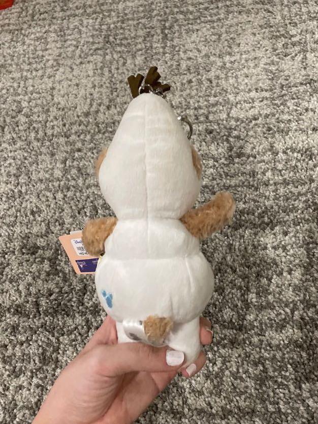 Original Hong Kong Disneyland Olaf Duffy Keychain, Hobbies & Toys, Toys ...