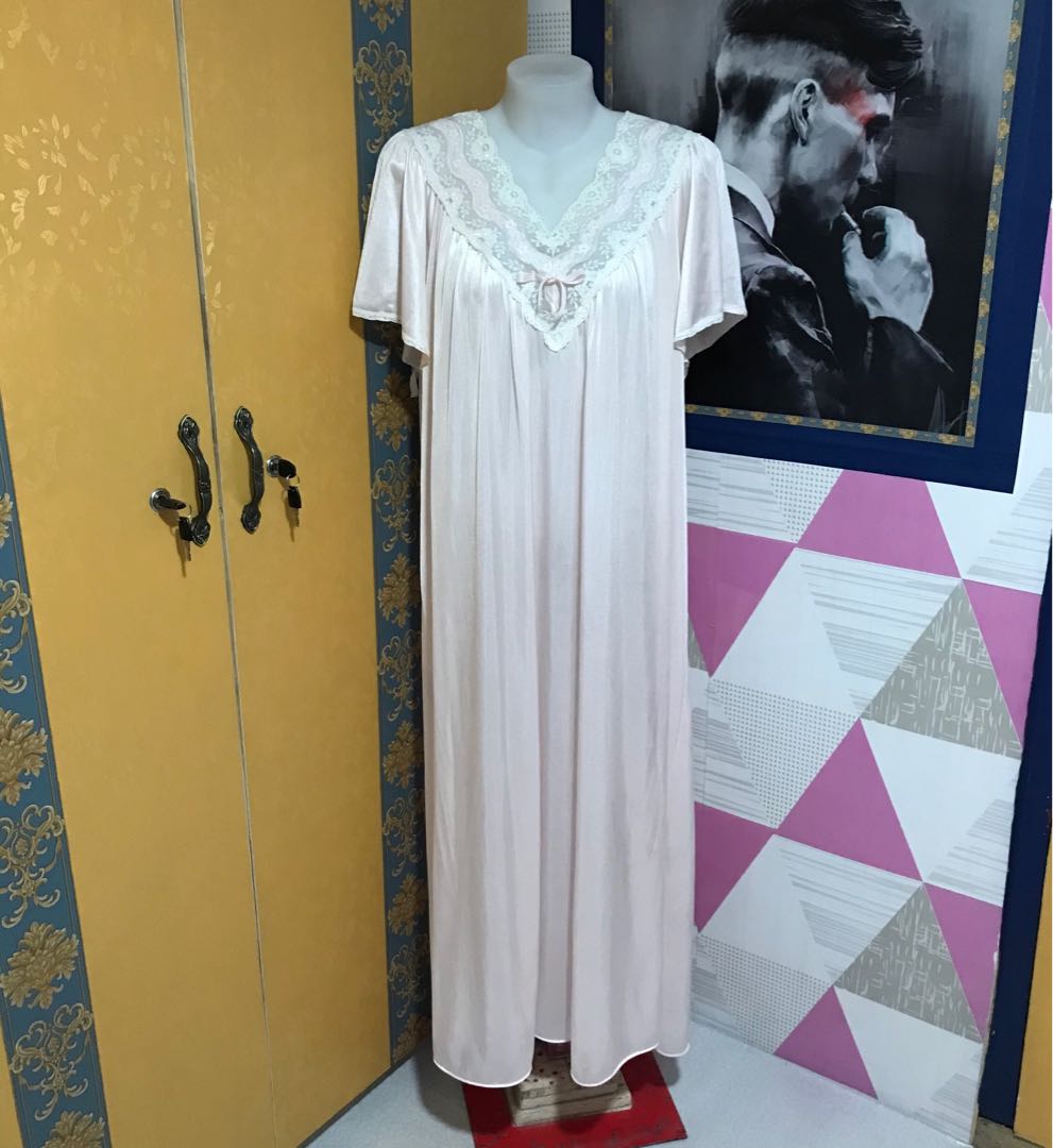 Pink Maxi Pantulog Vanity Fair, Women's Fashion, Maternity wear on ...