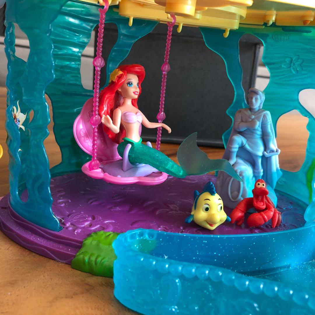 Preloved Ariel Little Mermaid Castle Playset, Hobbies & Toys, Toys ...