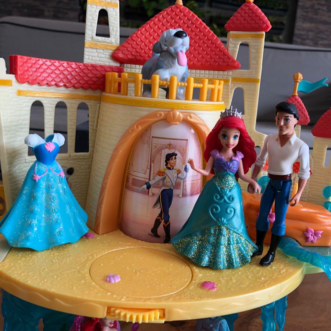 Preloved Ariel Little Mermaid Castle Playset, Hobbies & Toys, Toys ...