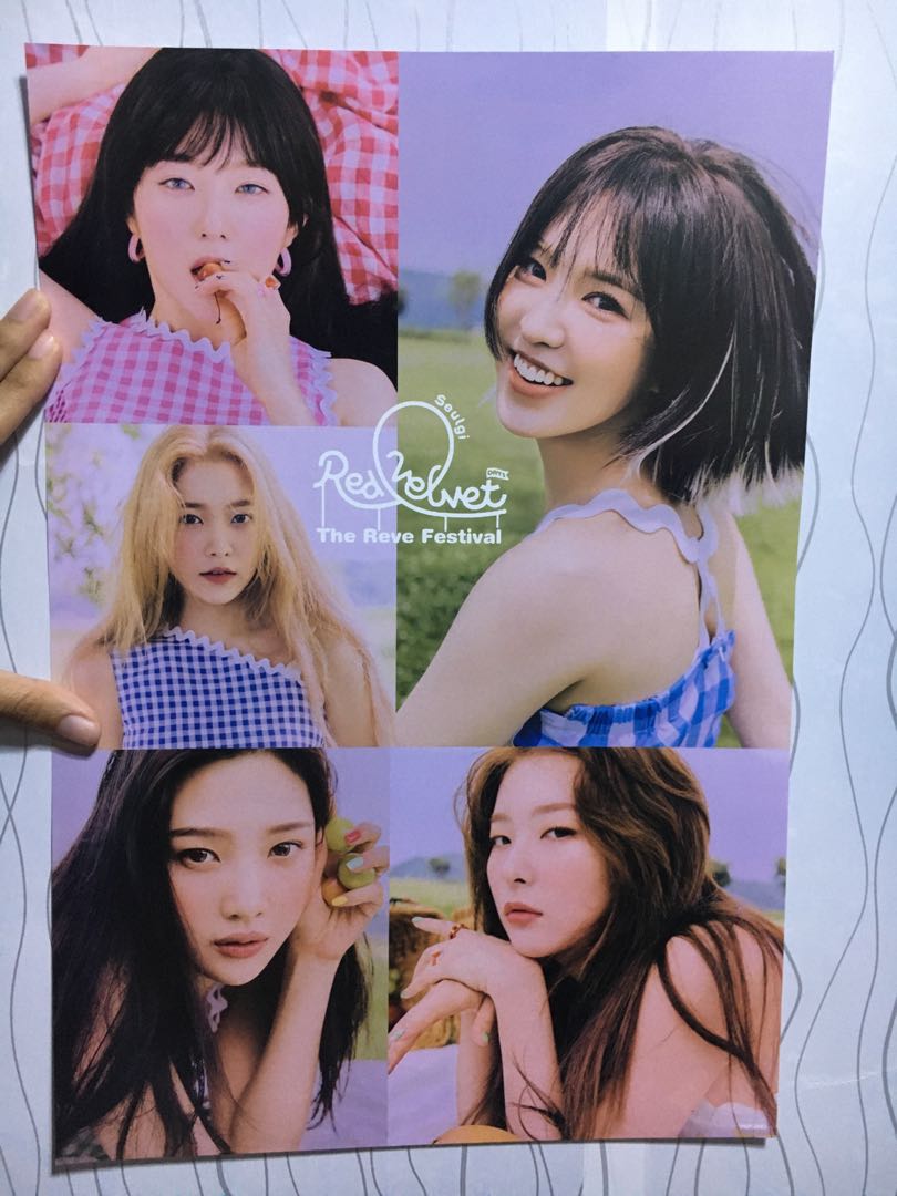 Red Velvet Poster, Hobbies & Toys, Memorabilia & Collectibles, K-Wave ...