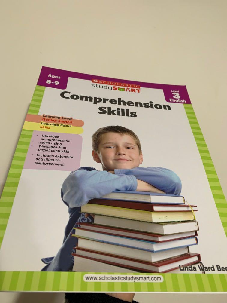 Scholastic Study Smart Comprehension Skills Ages 8-9 Level 3 English ...