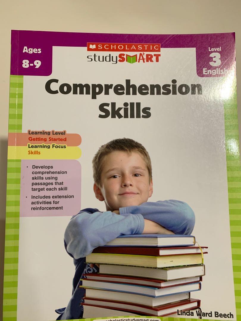 Scholastic Study Smart Comprehension Skills Ages 8-9 Level 3 English ...