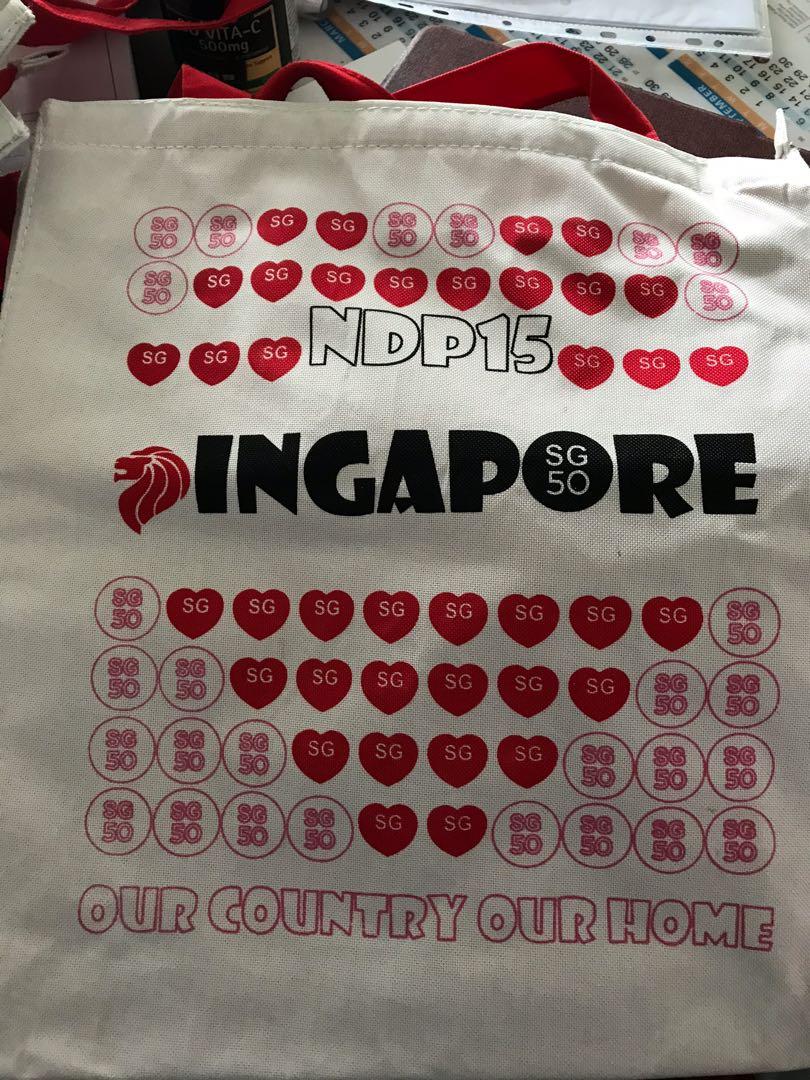 SG50 NDP tote bag collection, Everything Else on Carousell