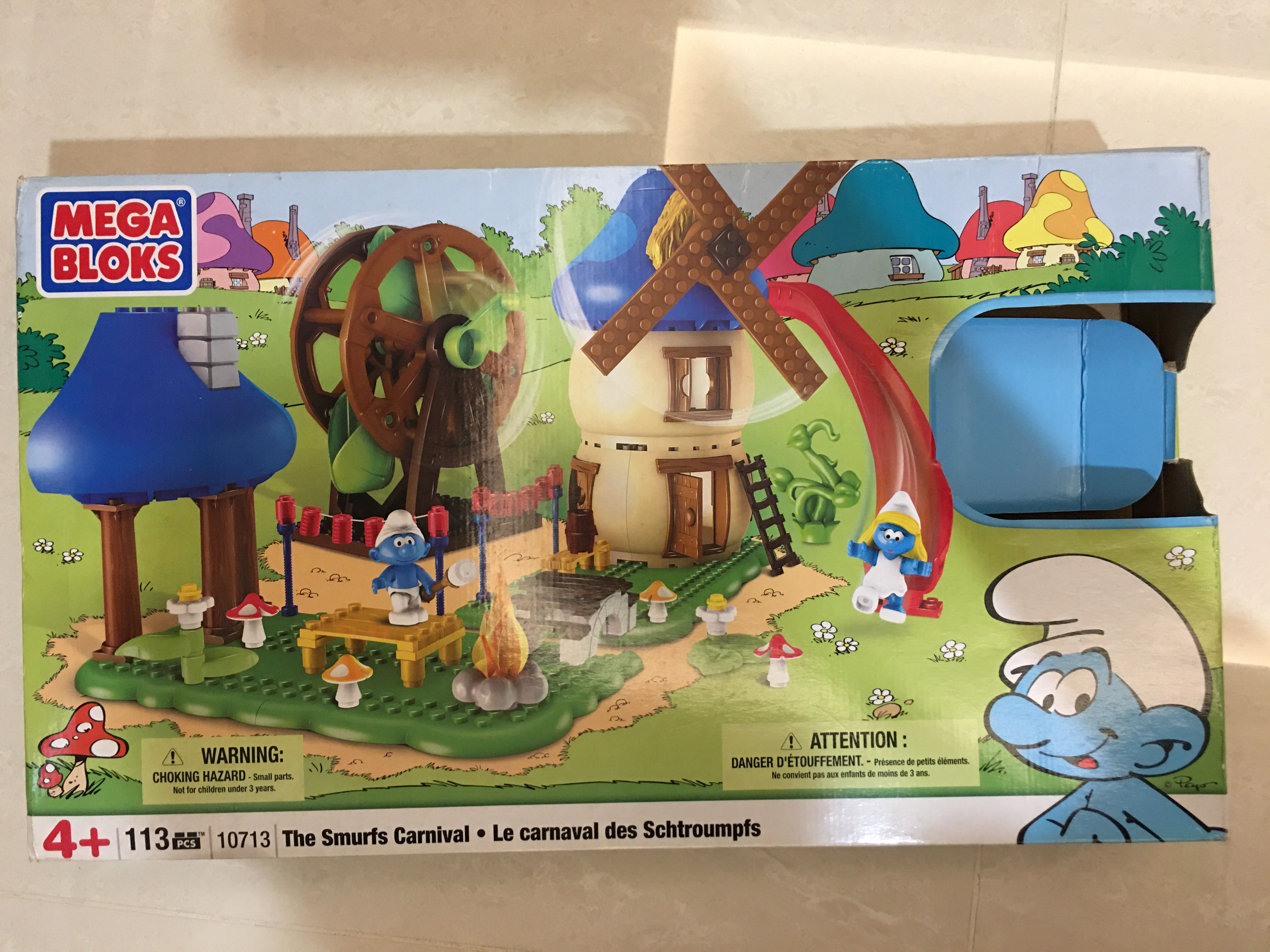 Smurf Mega Blocks 4+, Hobbies & Toys, Toys & Games on Carousell