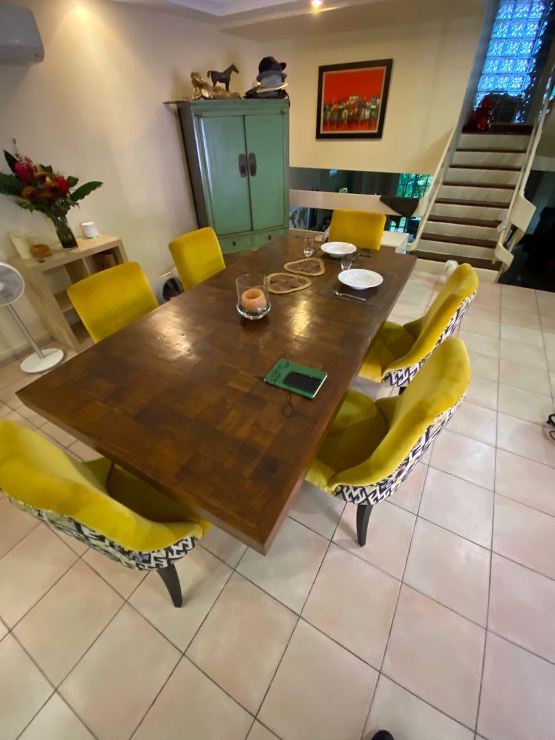 Solid Teak Wood Dining Table - John Erdos Gallery, Furniture & Home ...