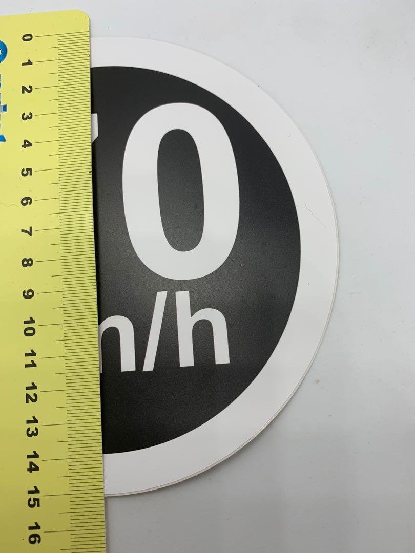 Speed limit Sticker for commercial vehicle., Hobbies & Toys, Stationery ...