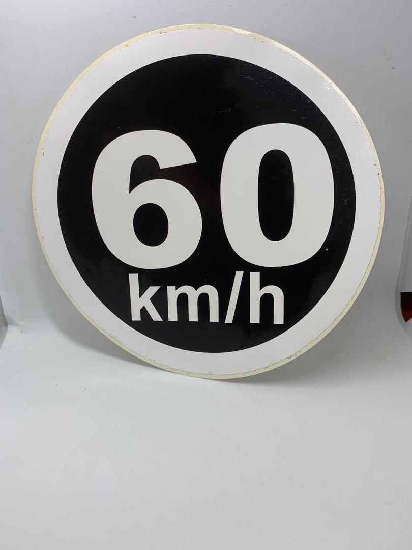 Speed limit Sticker for commercial vehicle., Hobbies & Toys, Stationery ...