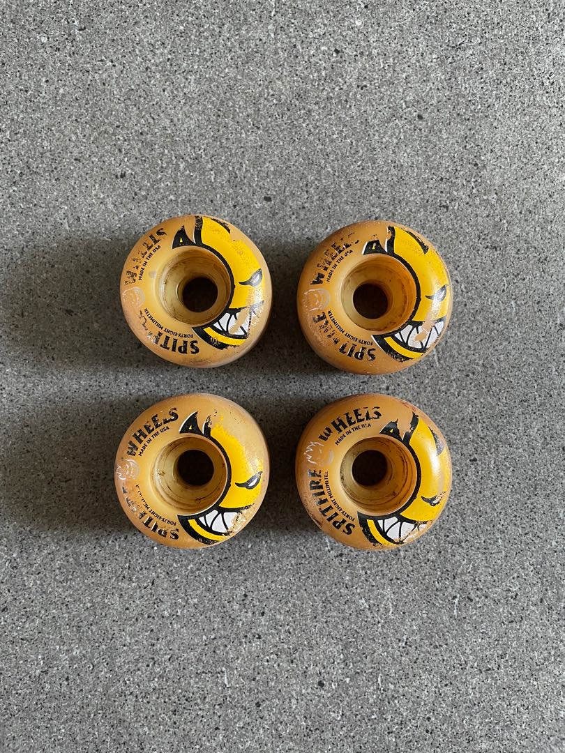 Spitfires Skateboard Wheels 48mm used, Sports Equipment, Sports & Games ...