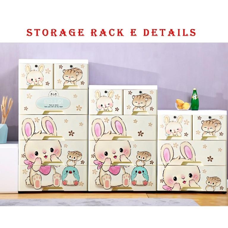 Storage !!!Cartoon/Storage Shelves/Drawer Cabinet, Furniture & Home ...