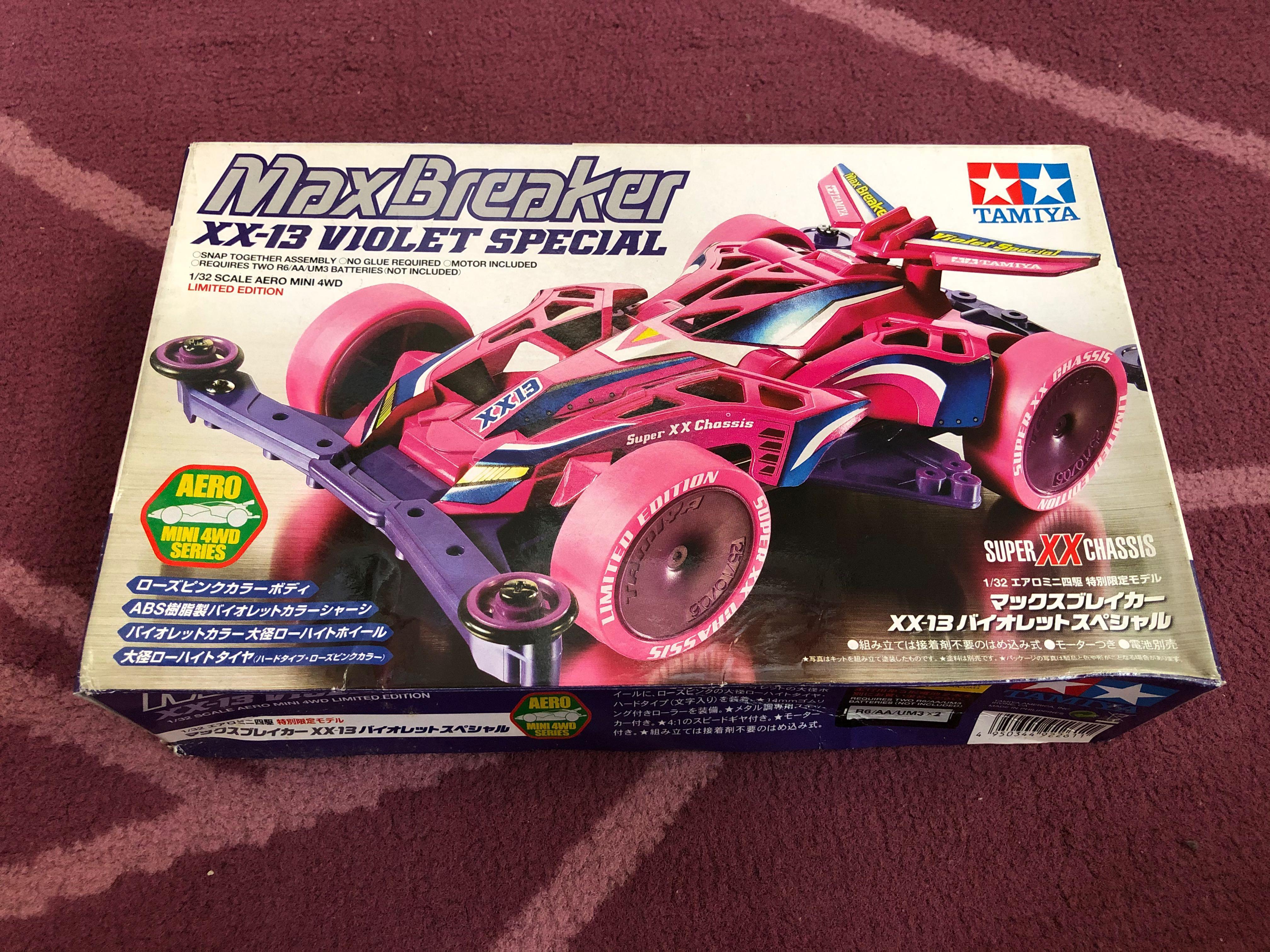 Tamiya mini 4wd Max Breaker Violet Special, Hobbies & Toys ...