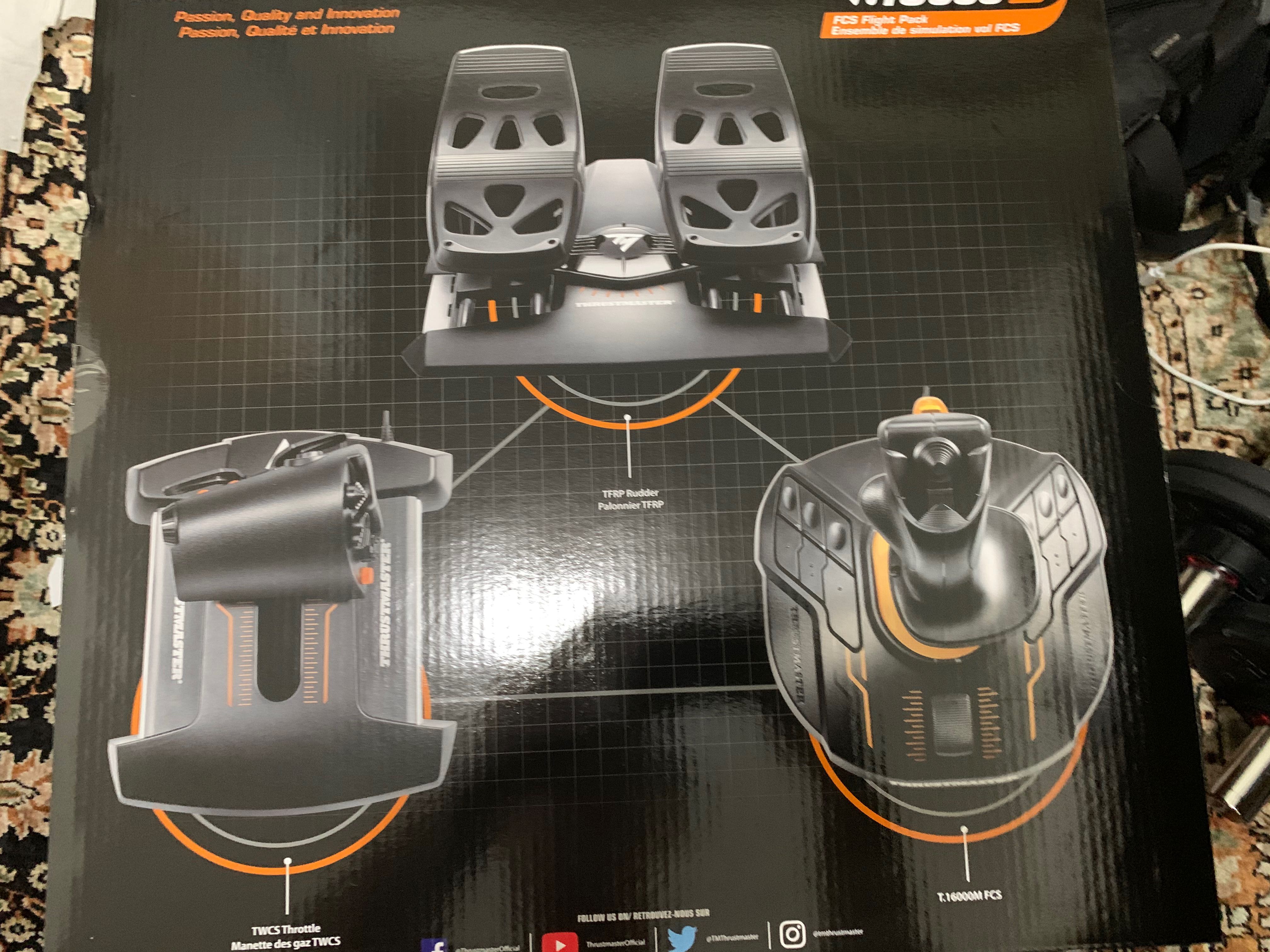 Thrustmaster T16000m set, Video Gaming, Gaming Accessories, Controllers ...