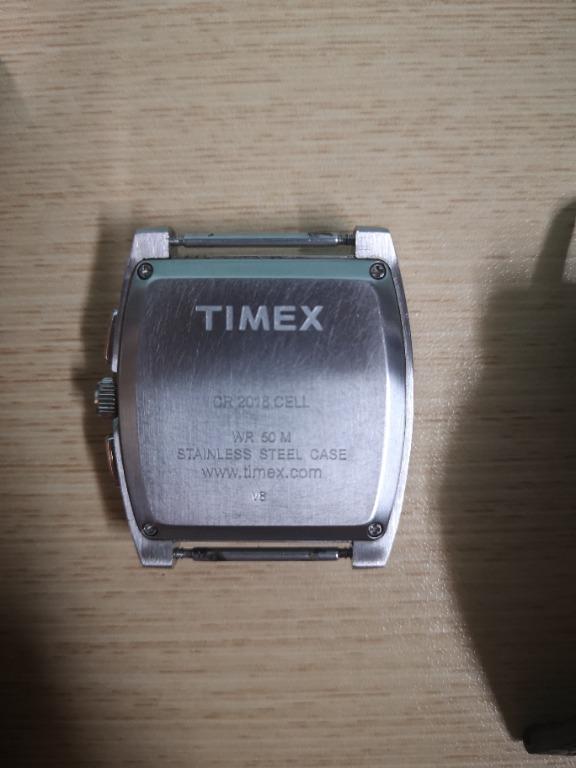 Timex Indiglo T22262 Square Chronograph Watch (Monaco Homage), Men's ...
