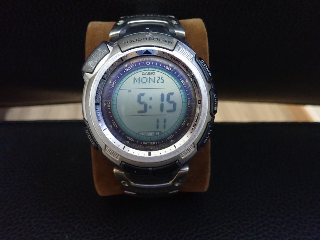 Used Casio ProTrek PRG-110T, Mobile Phones & Gadgets, Wearables & Smart ...