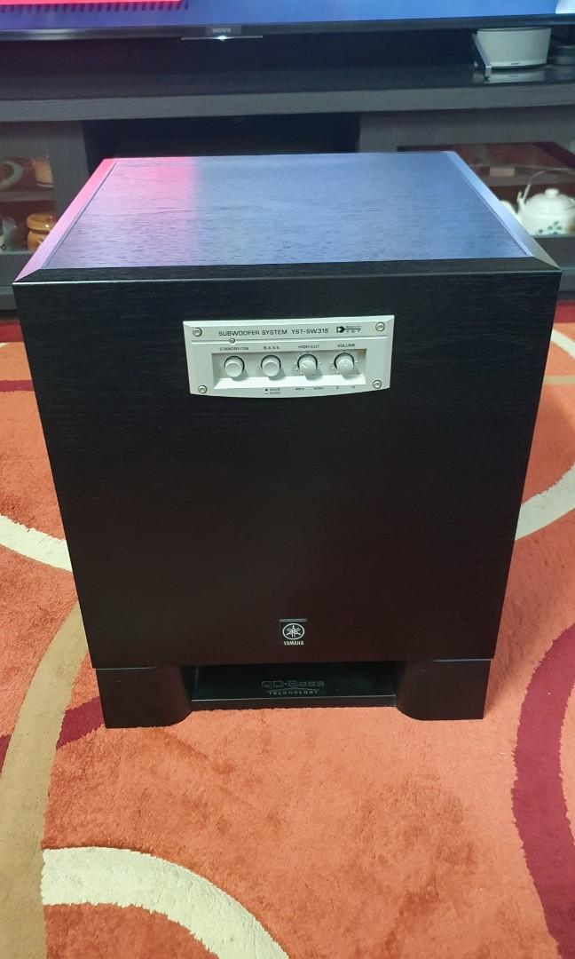 Yamaha Subwoofer YST-SW315, Audio, Soundbars, Speakers & Amplifiers on ...