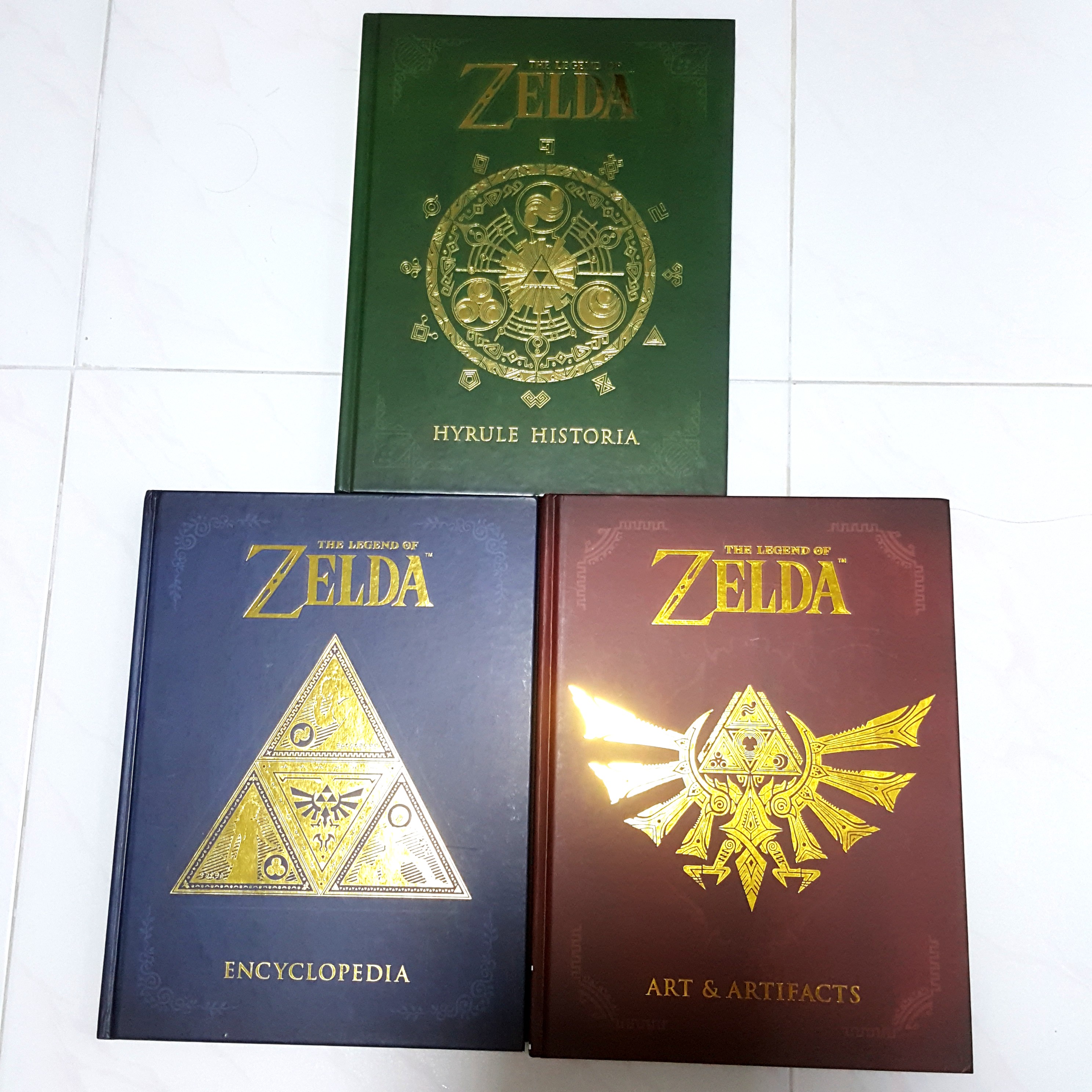 Zelda 3 books full collection: Hyrule Historia, Encyclopedia, Art ...