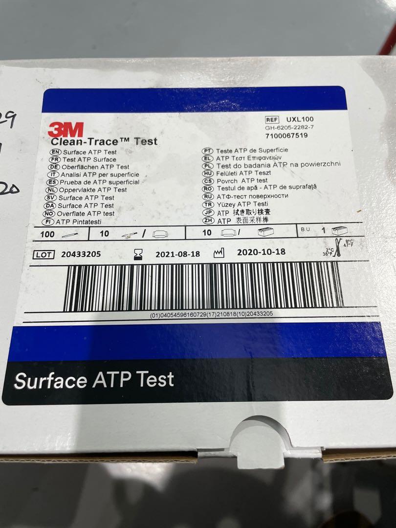 3M Clean Trace Test Surface ATP UXL 100 $120 for 2 pack, Audio, Other ...