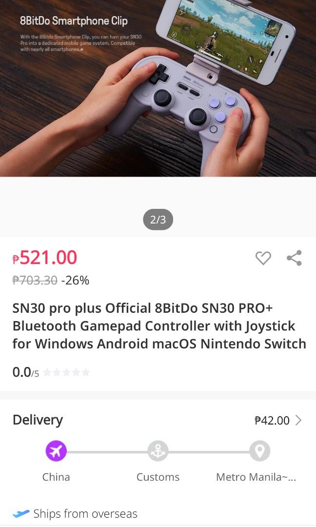 8BitDo SN30 Pro Plus, Video Gaming, Gaming Accessories, Controllers on ...