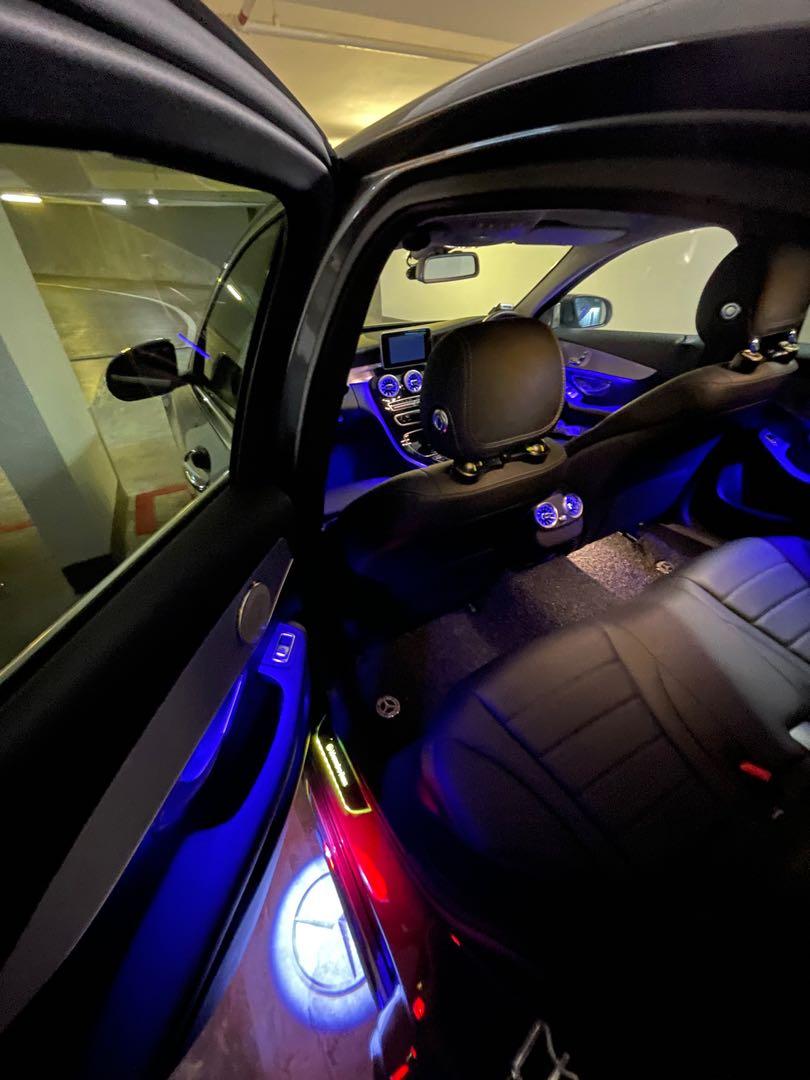 Aftermarket Mercedes 64 colours LED Ambient Lighting for 4 doors ...