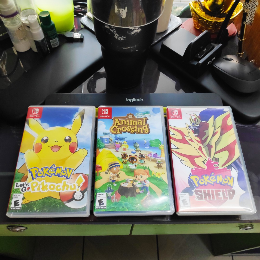 Animal Crossing Pokemon Shield Pokemon Pikachu Switch Game, Hobbies ...
