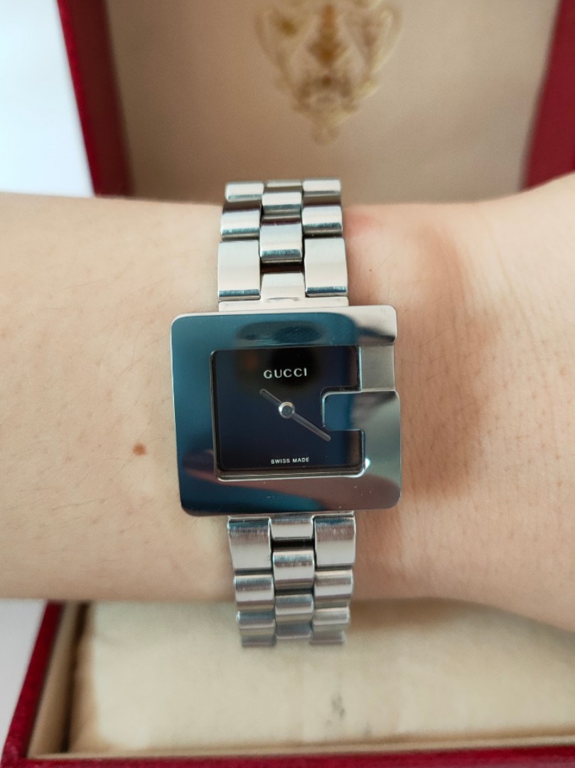 Auth Gucci 3600L Ceramic Bezel Watch for Ladie's, Women's Fashion ...