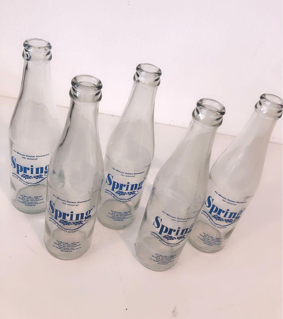 Bali drinking water glass bottles ( pack of 5 units), Furniture & Home ...