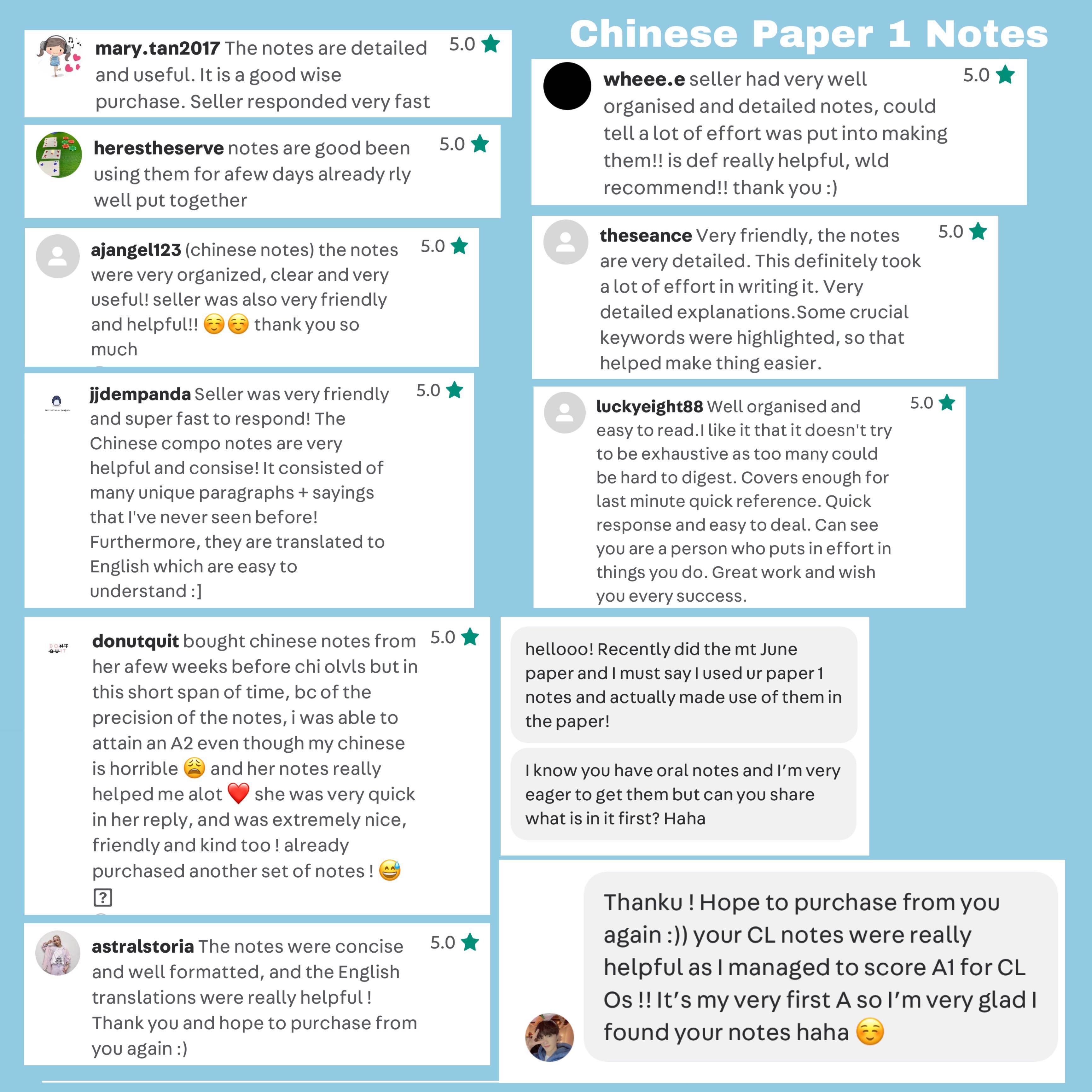 Best Chinese Notes (Paper 1, Composition Essay Writing for Secondary O ...