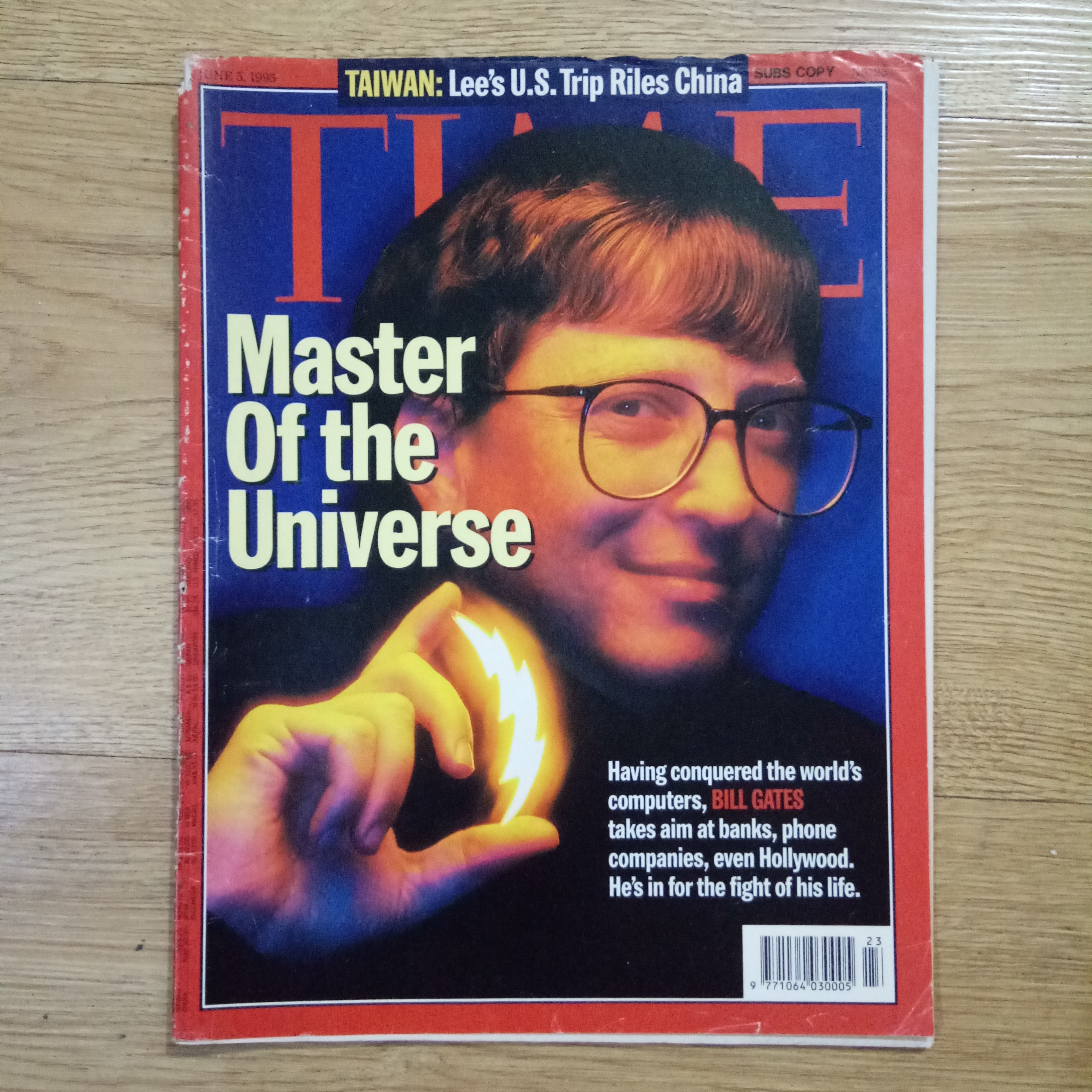 Bill Gates - Time Magazine Kune 1995, Hobbies & Toys, Books & Magazines ...