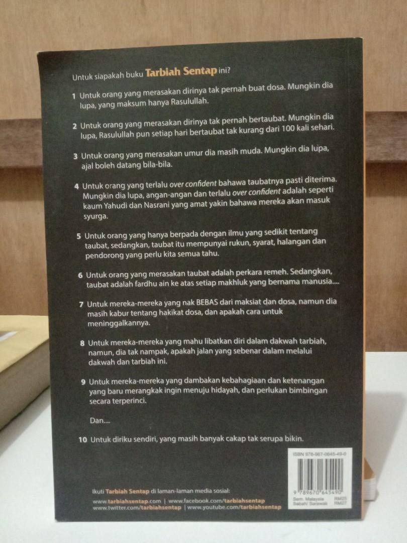 [Buku Adnin Roslan] Tarbiah Sentap, Hobbies & Toys, Books & Magazines ...