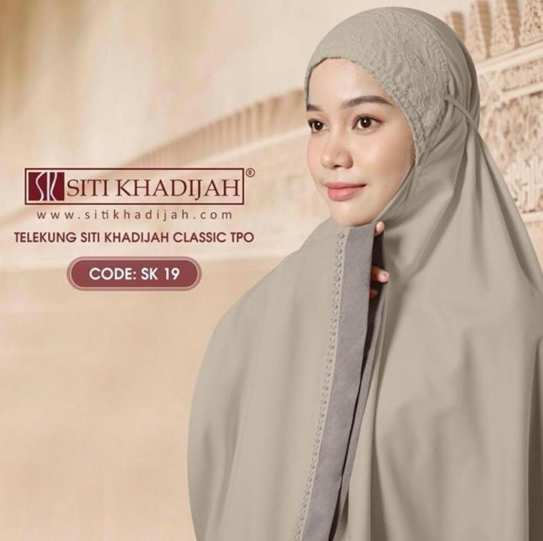 Telekung Siti khadijah telekung Muslim Prayer Set Classic Tpo , Women's Fashion, Muslimah ...