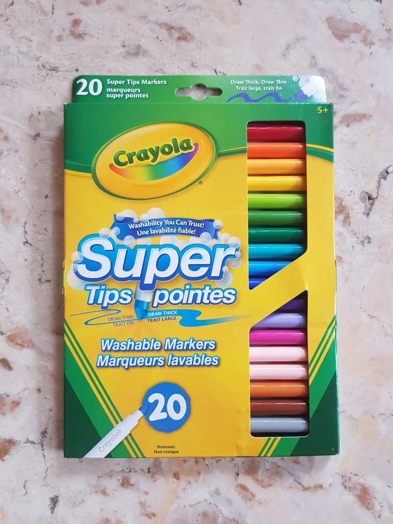 Crayola Supertips 20s, Hobbies & Toys, Stationary & Craft, Other ...